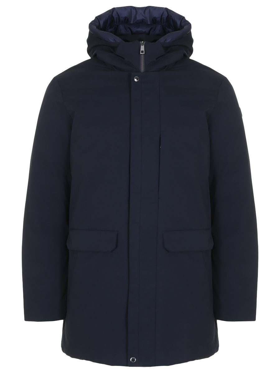 Утепленный пуховик цвет Темно-синий купить в BML по цене 38 850 руб