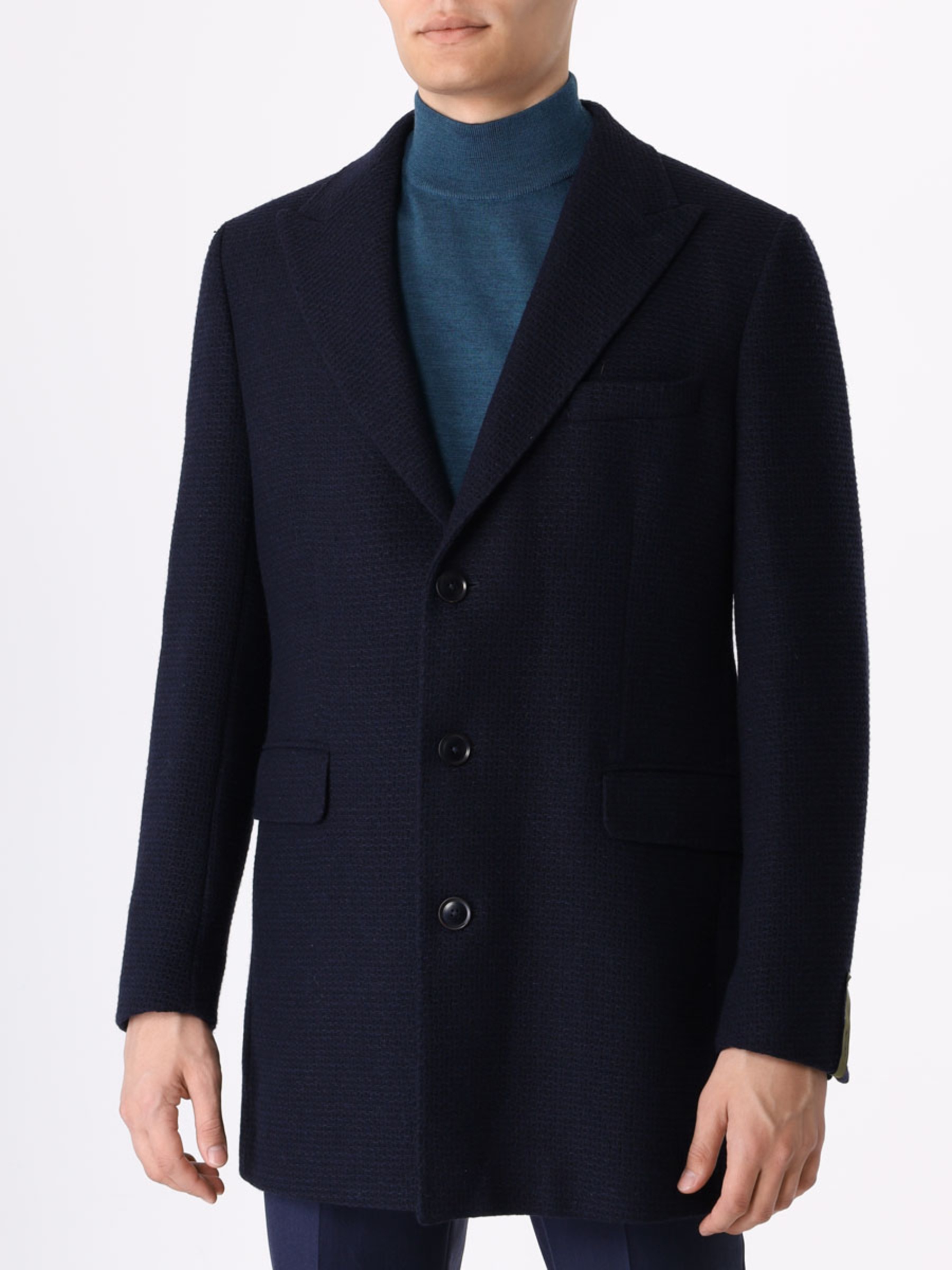 Пальто демисезонное цвет Синий купить в BML по цене 22 200 руб