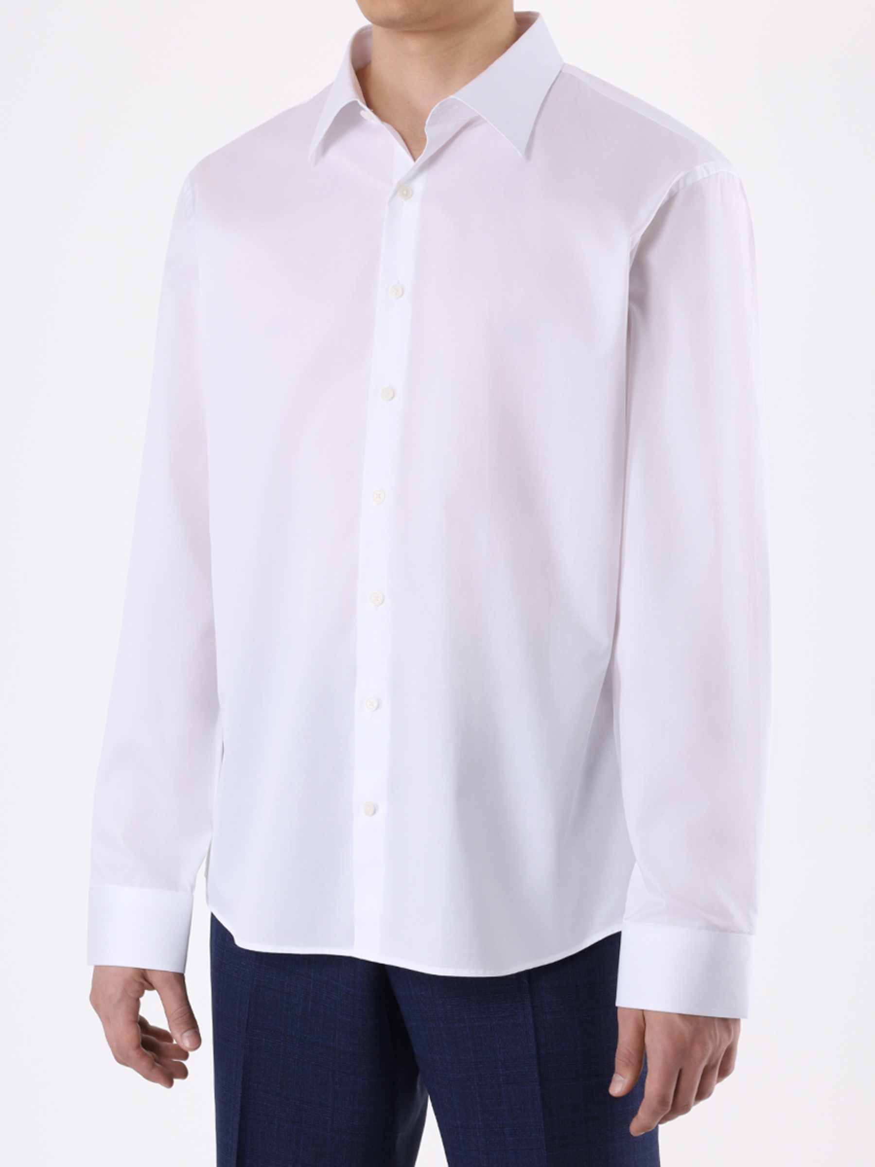 Рубашка Antony из хлопковой ткани цвет Белый купить в BML по цене 11 900 руб