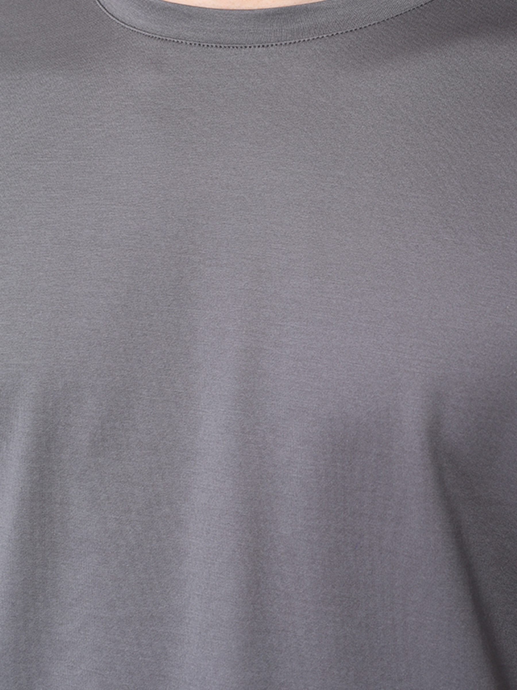 Футболка из хлопка цвет Серый купить в BML по цене 14 100 руб