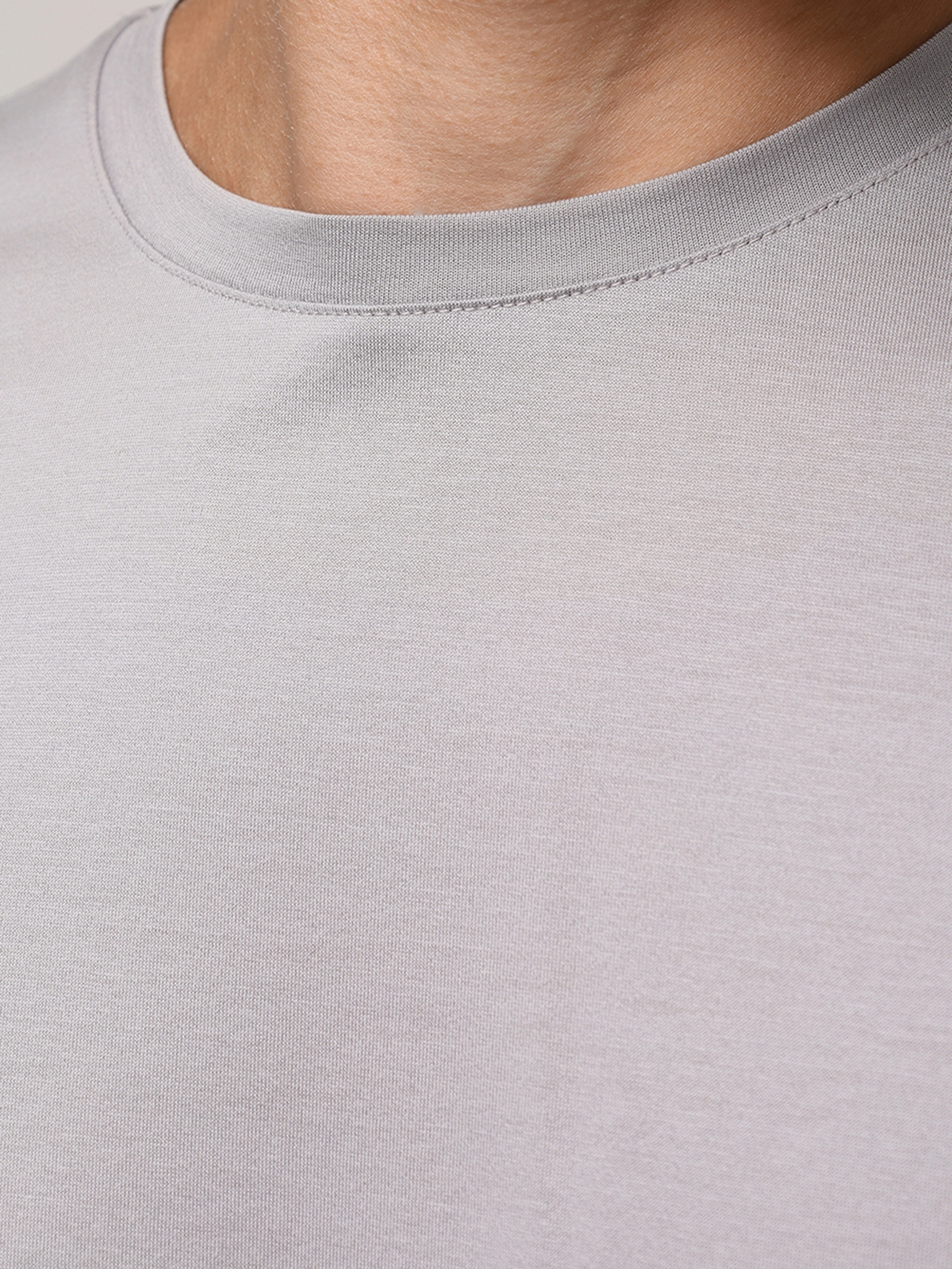 Футболка из египетского хлопка цвет Серый купить в BML по цене 14 850 руб