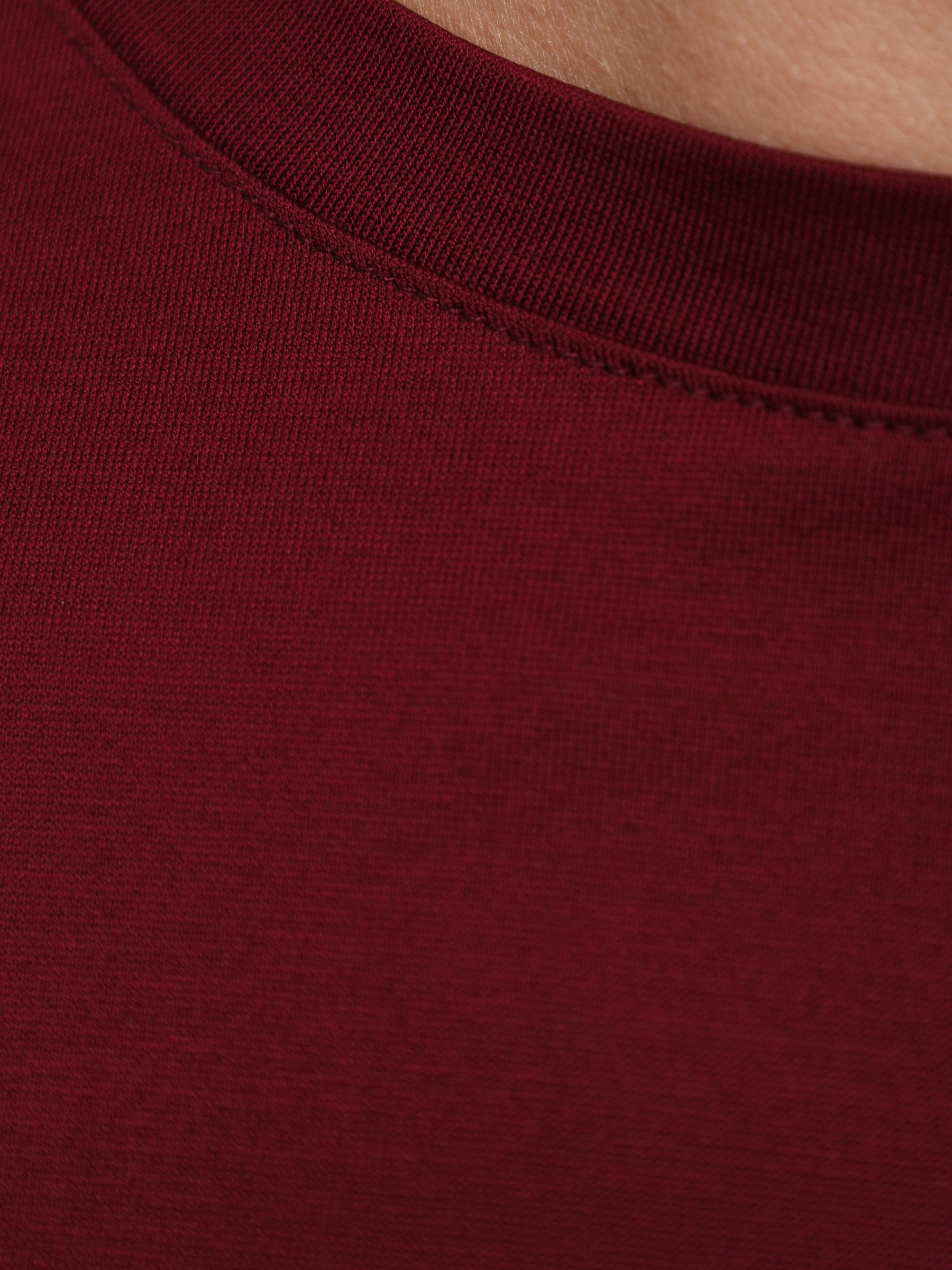 Футболка из египетского хлопка цвет Бордовый купить в BML по цене 14 850 руб