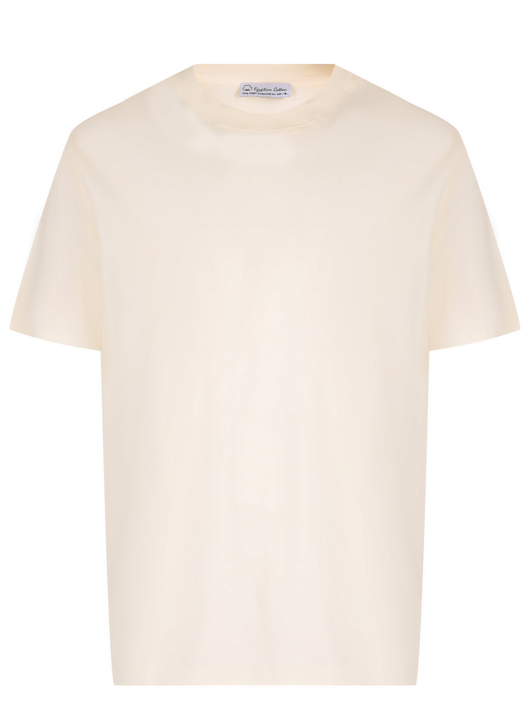 Футболка из египетского хлопка цвет Айвори купить в BML по цене 11 300 руб