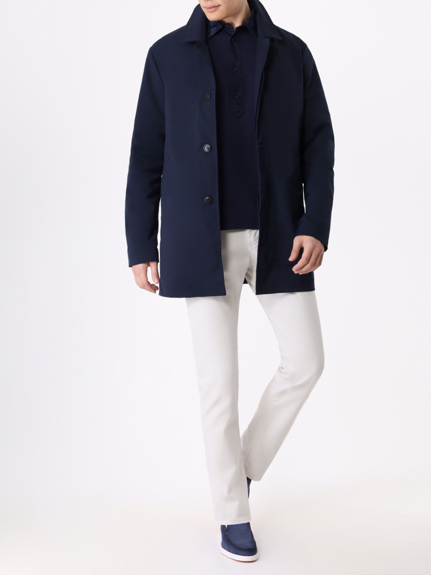 Легкий плащ Paris цвет Темно-синий купить в BML по цене 27 350 руб