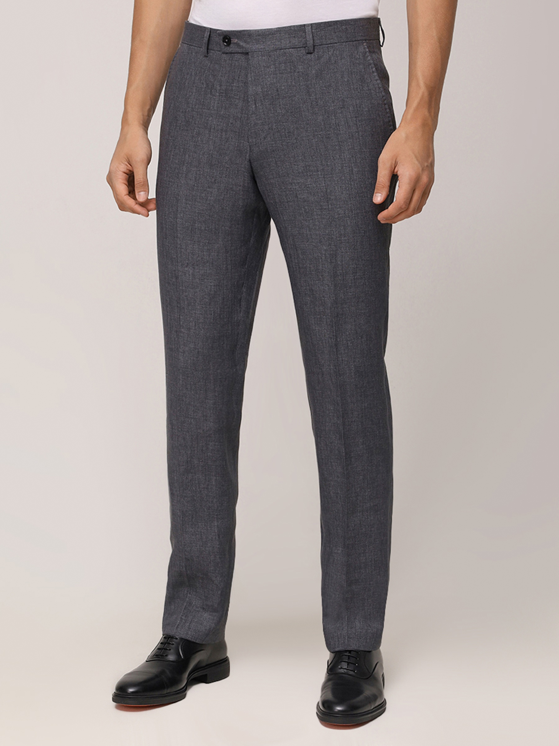 Брюки Paul TR из ткани Leomaster "Soft Delave" цвет Серый купить в BML по цене 26 900 руб