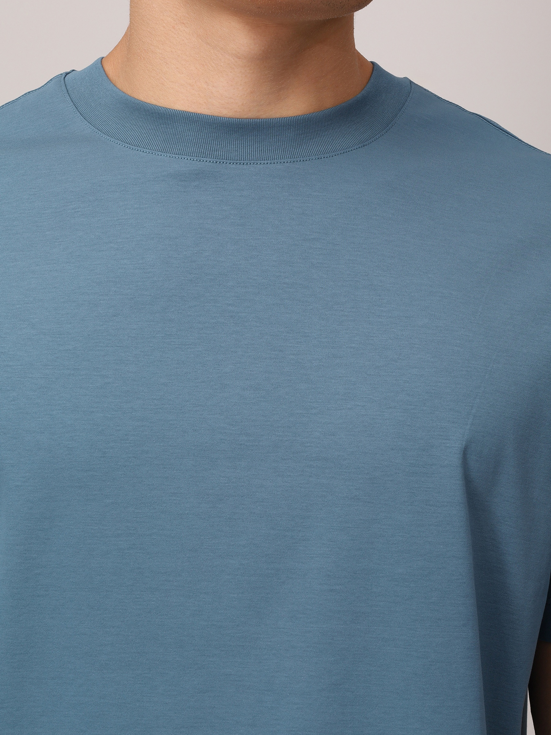 Футболка из египетского хлопка цвет Синий купить в BML по цене 7 910 руб