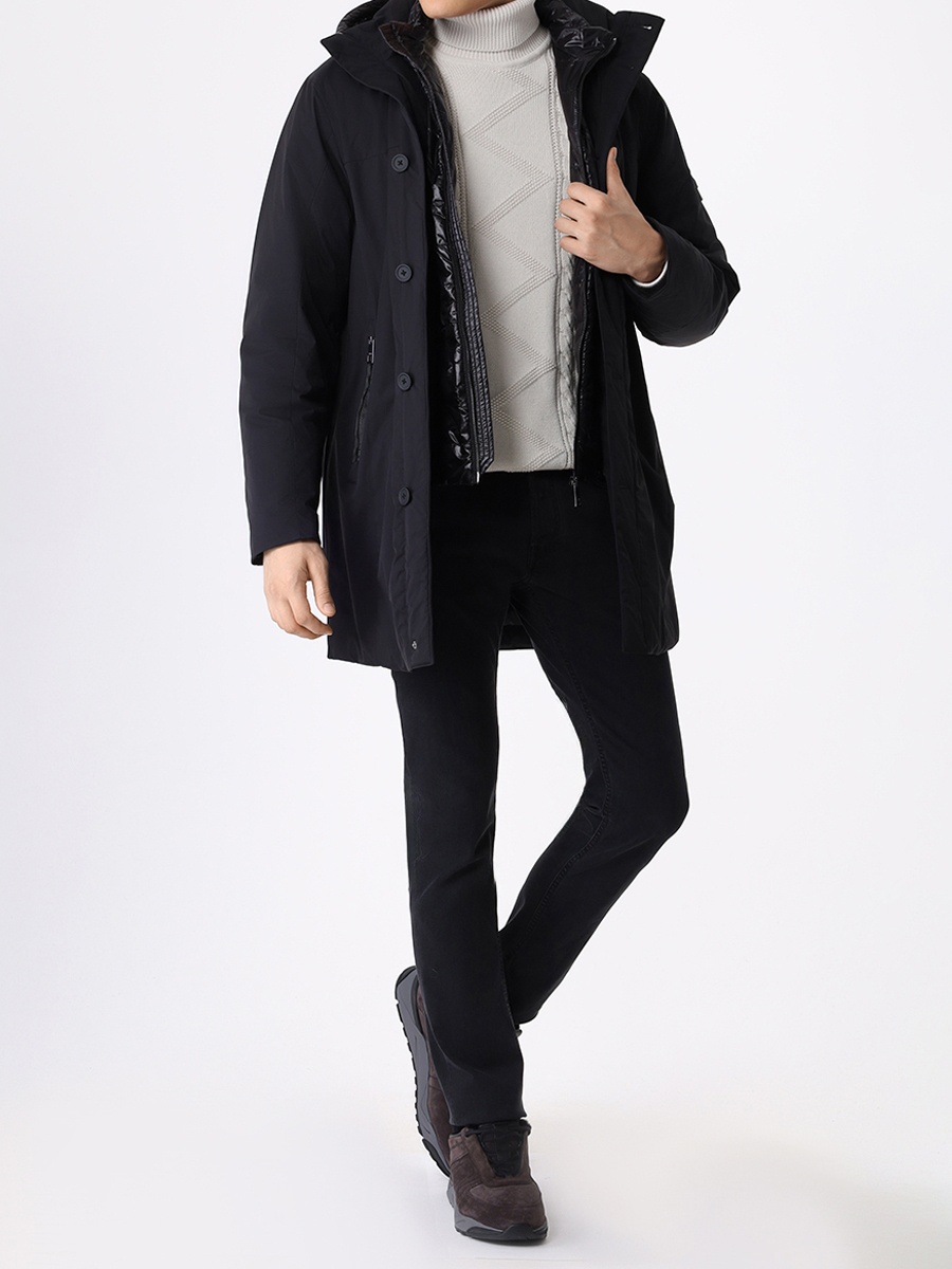 Пуховик BRENNERO цвет Черный купить в BML по цене 51 450 руб